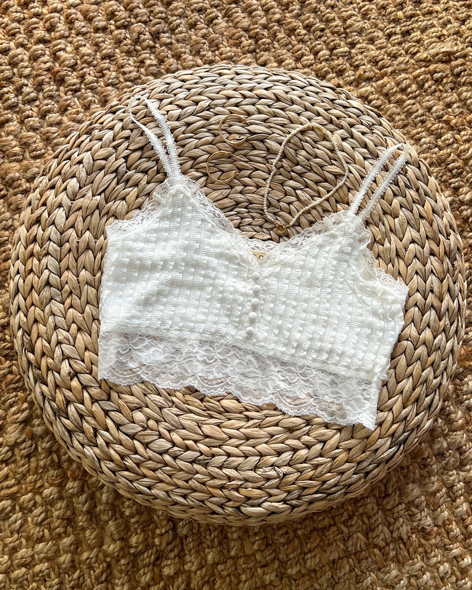 Daisy Lace Bralette Top – Marmol Boutique